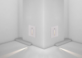 Square thin Sensor wall light 72 – Innova Lighting